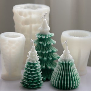 Christmas Tree Candle Mold, Pine Candle Mold, Handmade Soap Mold ...