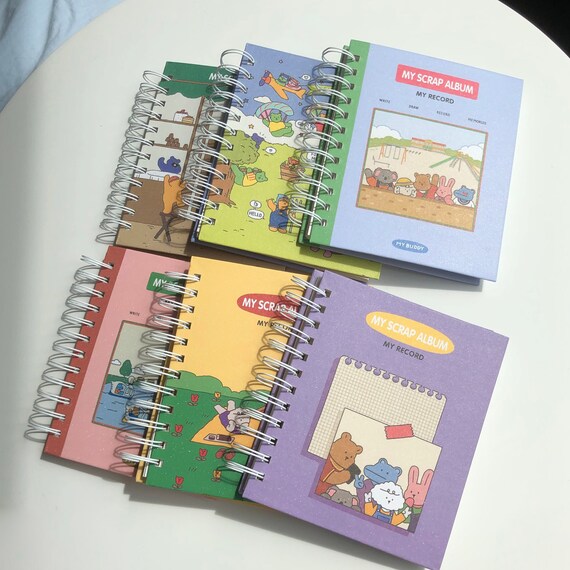 Cartoon Photo Album Paste Book-handmade Coil Book-positive and - Etsy