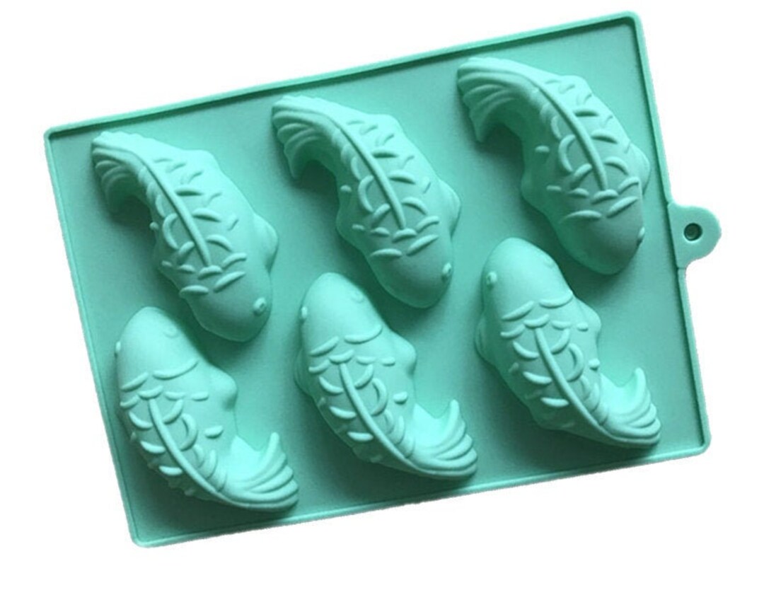 Koi Fish Sugar Mold, Fish Candle Mold, Food Grade Silicone Mold, Cake ...