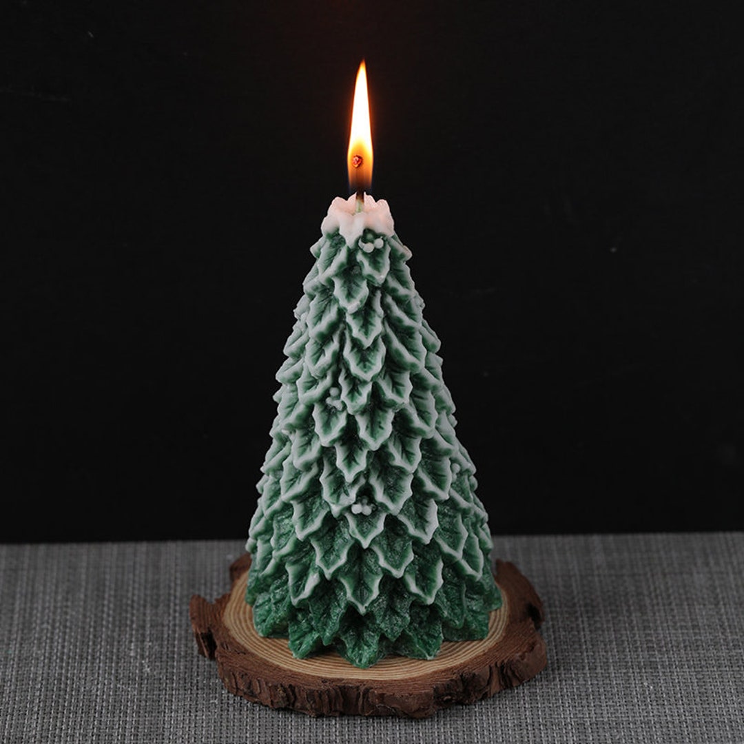 New Large Christmas Tree Candle Mold-christams Trees Silicone Material ...