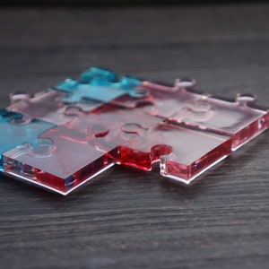 Puzzle Epoxy Silicone Mold-fun Puzzle Epoxy Mold-high-quality Pendant ...