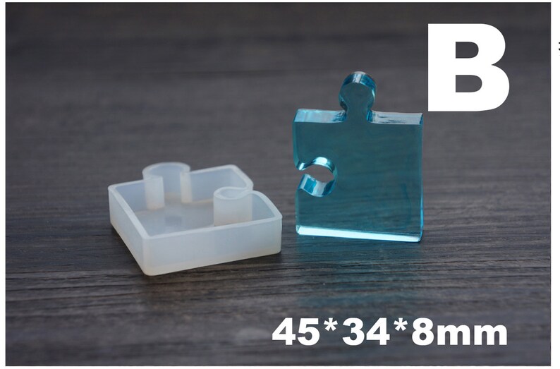 Puzzle Epoxy Silicone Mold-fun Puzzle Epoxy Mold-high-quality - Etsy