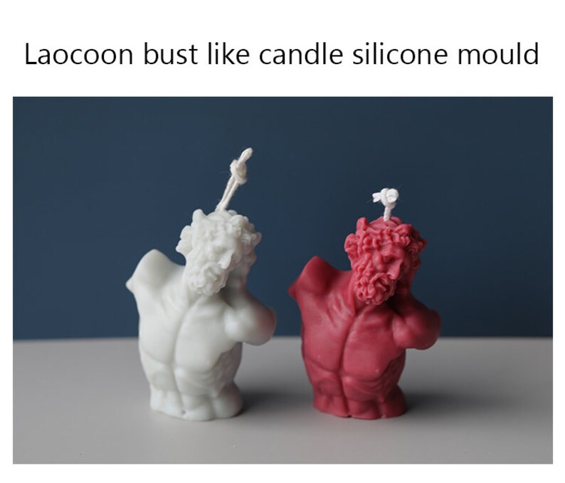 Laocoon Bust Like Plaster Portrait Silicone Material | Etsy