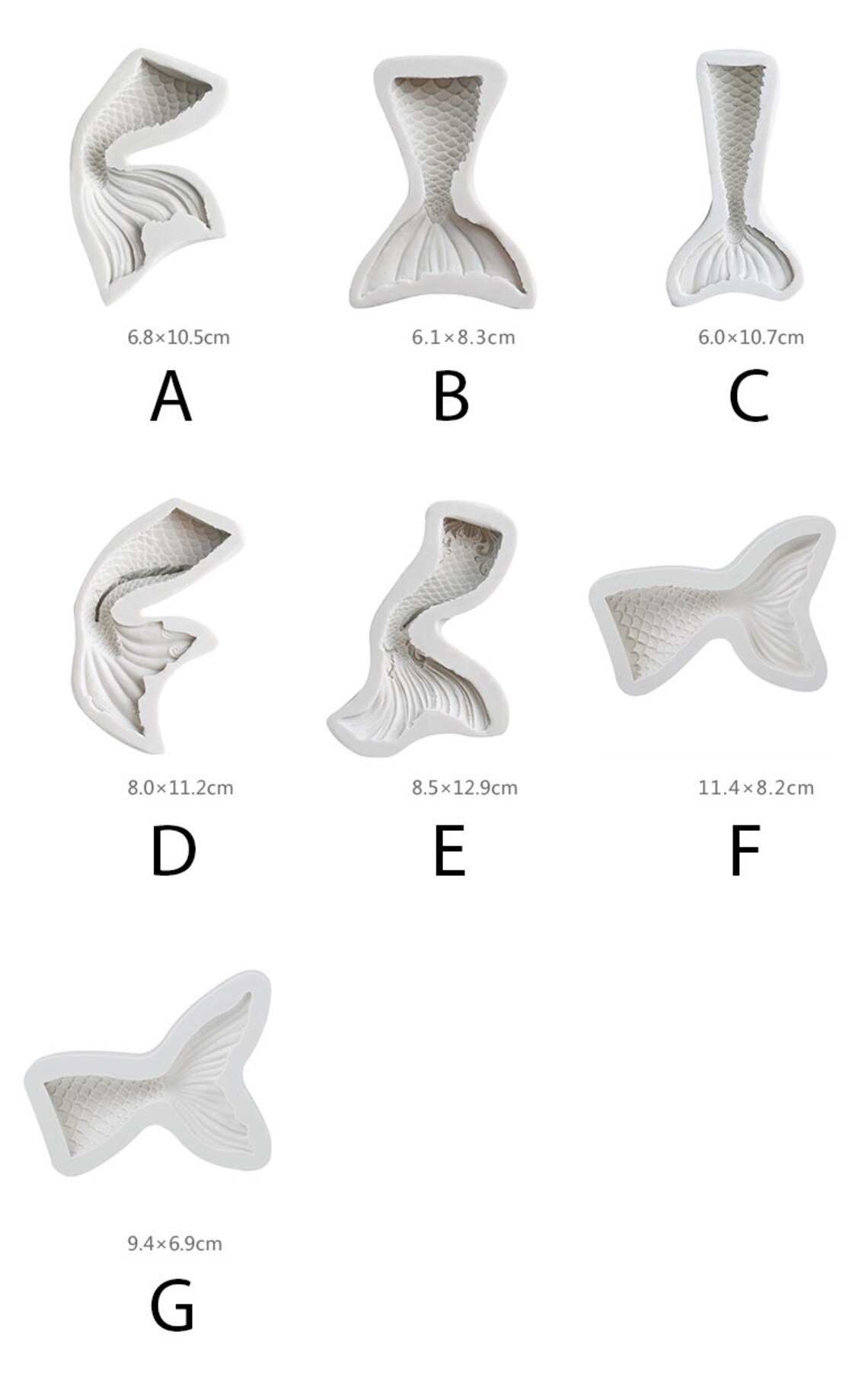 Ocean series epoxy silicone mold-mermaid seahorse shell | Etsy