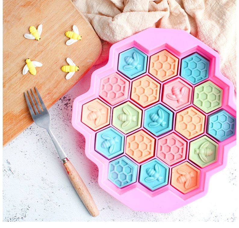 Honeycomb DIY Food-safe Mold-food Grade Sugarcakechocolate - Etsy
