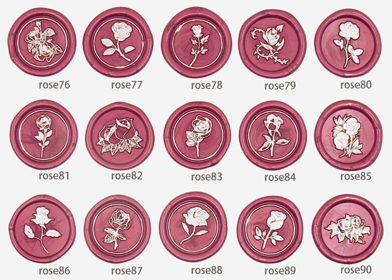 Selected Flower Wax Seal Stamp-gift Wrapping Wax Sealing - Etsy