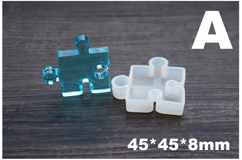 Puzzle Epoxy Silicone Mold-fun Puzzle Epoxy Mold-high-quality - Etsy