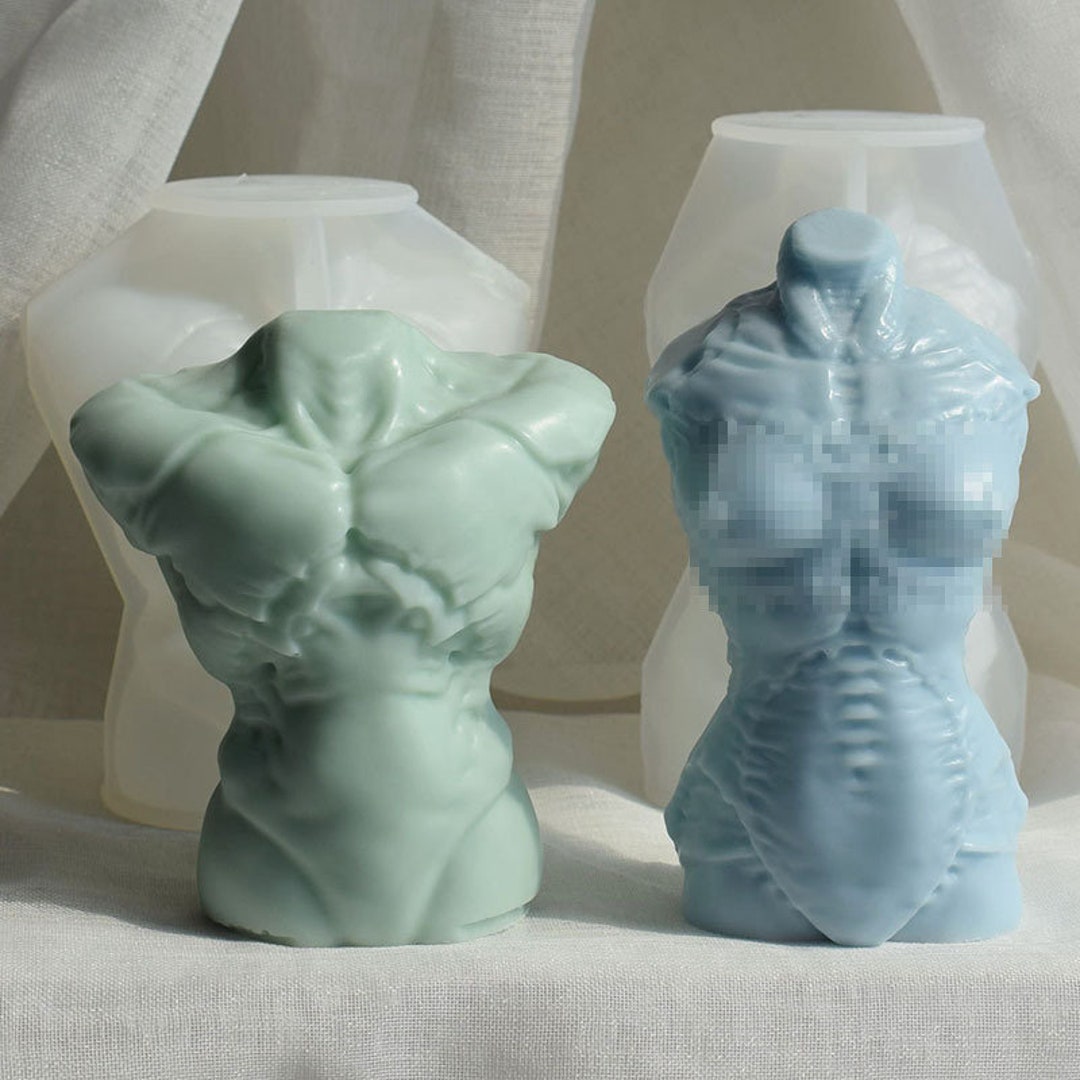 Mutant Candle Mold, Human Torso Mold, Scented Plaster Sculpture ...