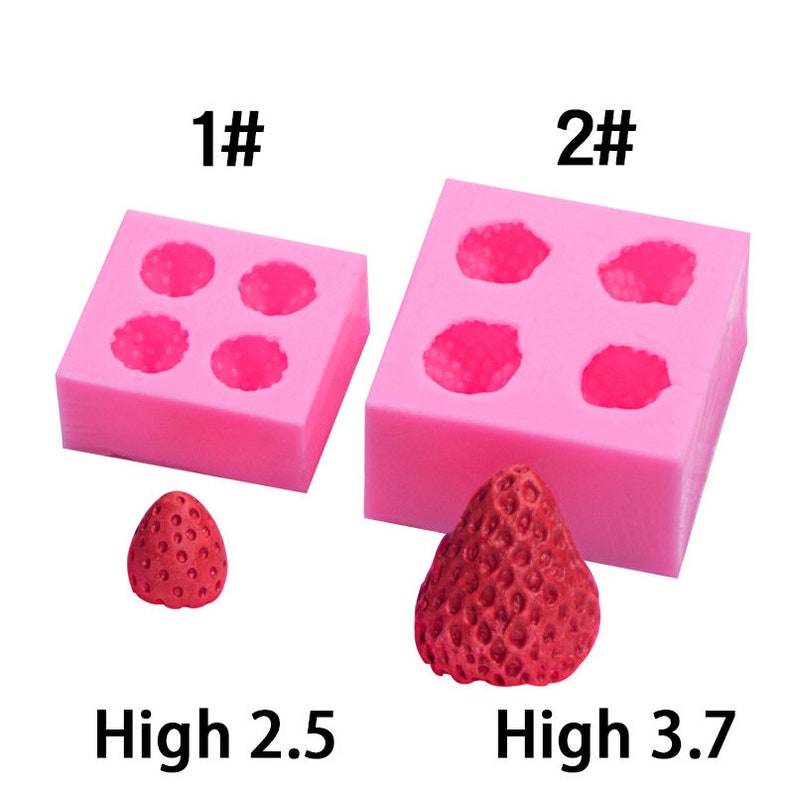 Strawberry Silicone Material Mold-3d Strawberry Aromatherapy - Etsy