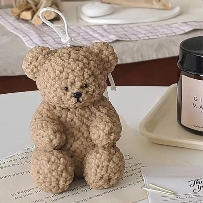 Sitting Teddy Mold Bear Candle Mold Plush Teddy Mold Food - Etsy