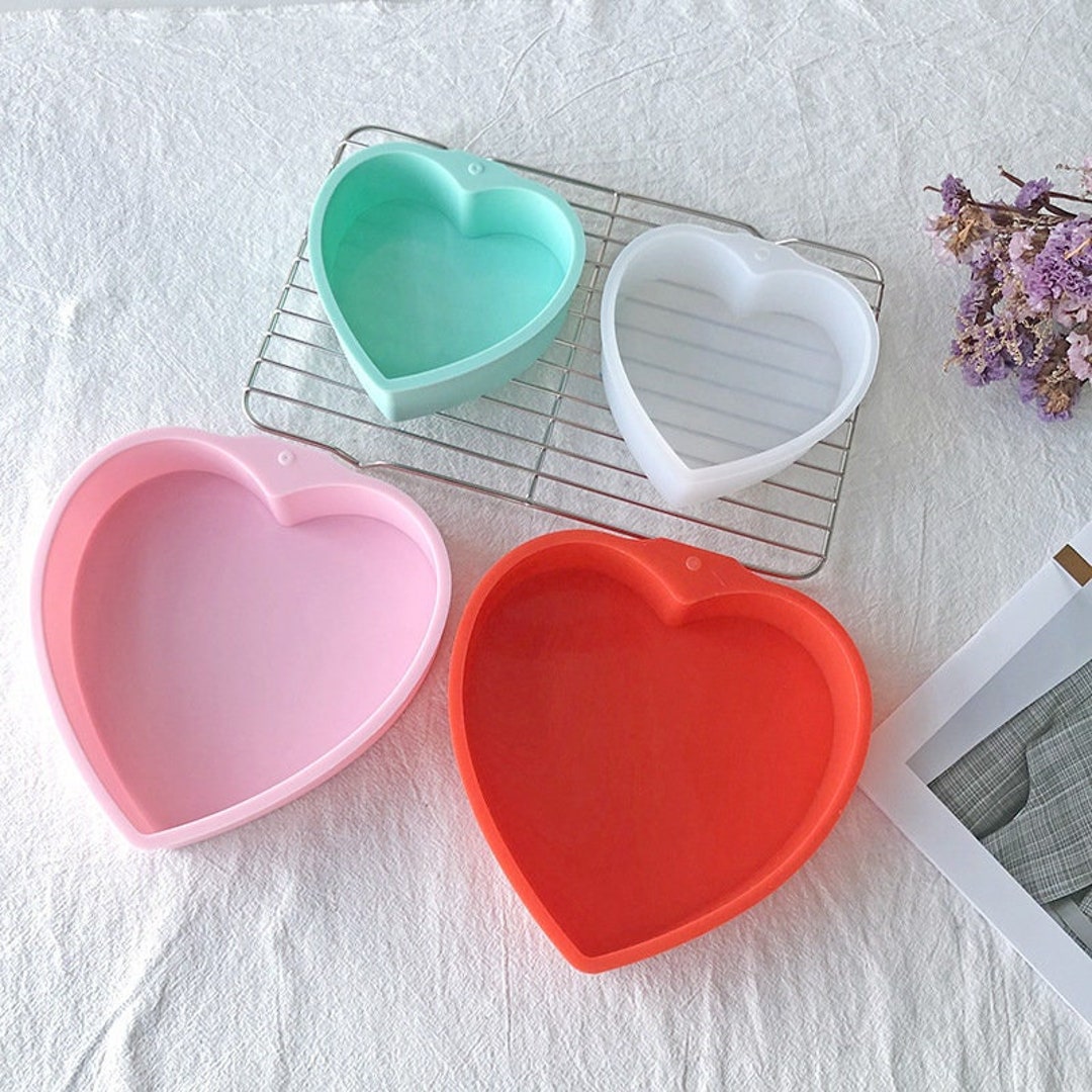 Heart-cake Mold Cake Embryo Silicone Mold Mousse Cake Mold - Etsy