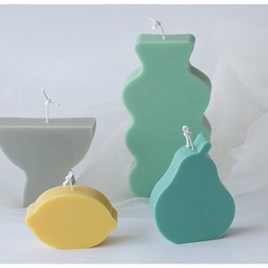 Geometry Candle Making Mold-geometric Patterns Mold-lemon Candle Mold ...