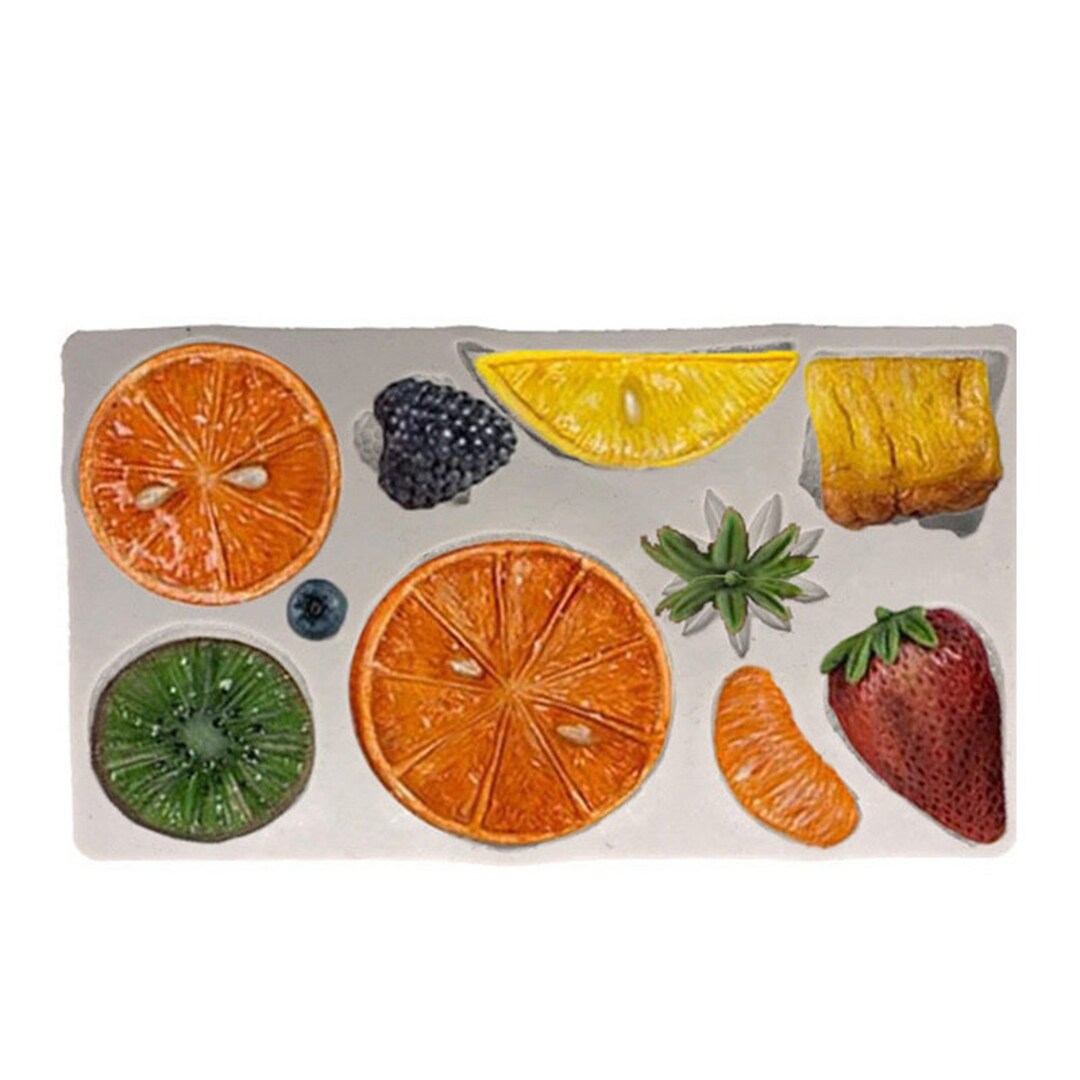 Fruit Sliced Fruit Orange Kiwi Grapefruit Mold-candle - Etsy