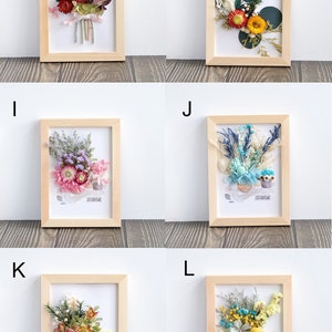 Handmade 3D Dried Flower Photo Frame, DIY Photo Frame, Sticker Material ...