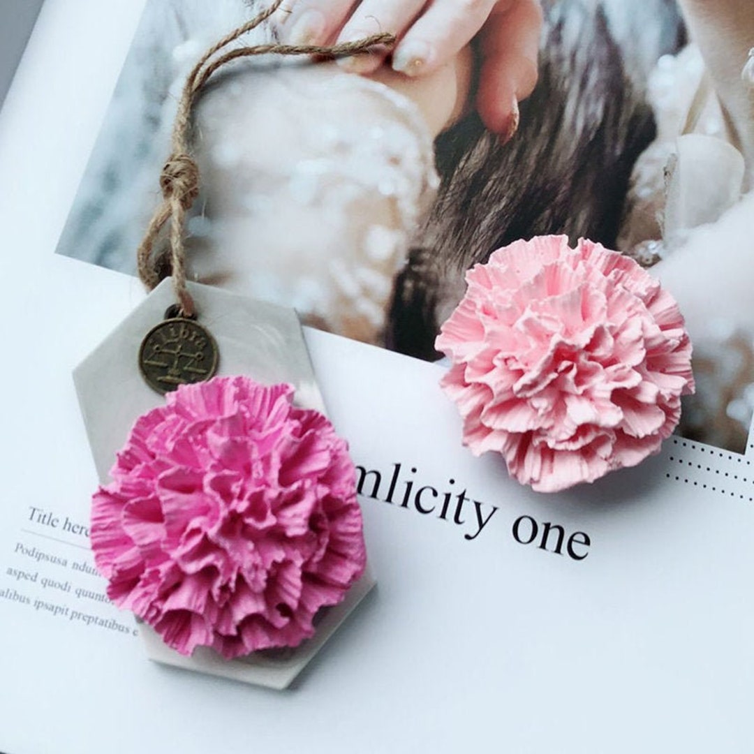 3D Carnation Silicone Material Aromatherapy Handmade Candle Mold ...