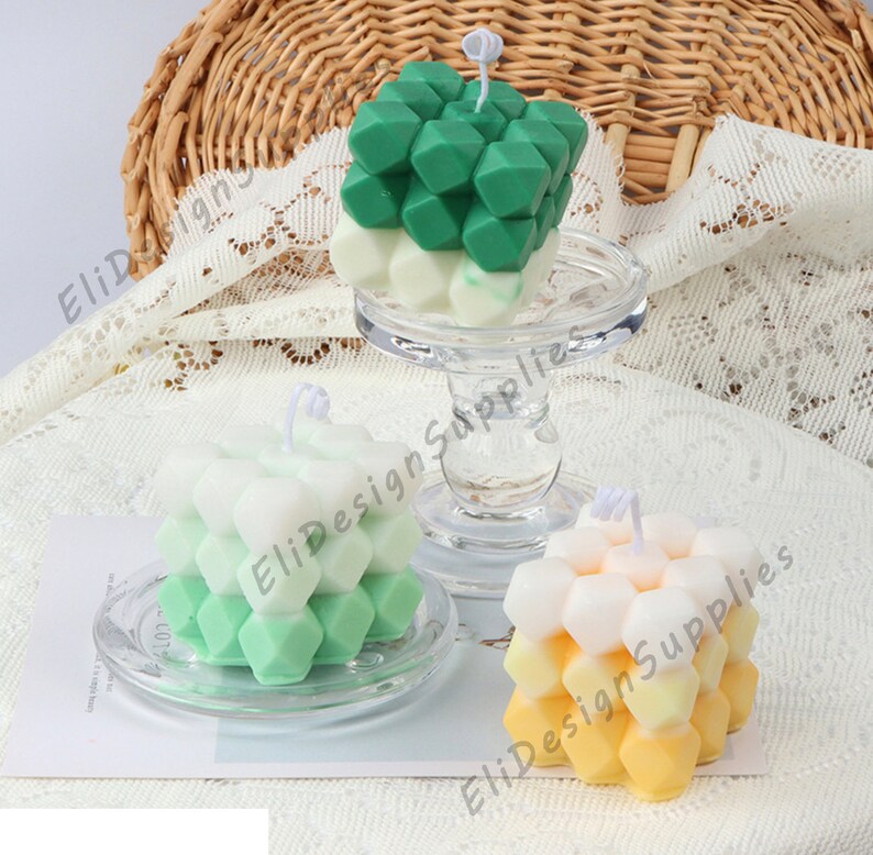 Collection of Geometric Styles Silicone Material Aromatherapy | Etsy