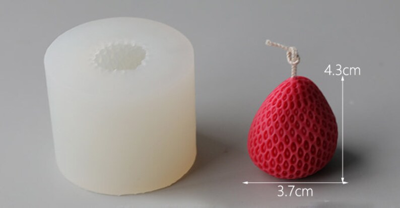 Strawberry silicone material mold-3D strawberry aromatherapy | Etsy