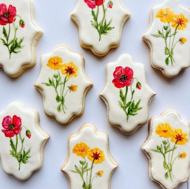 Custom Painted Cookies - 1 Dozen - Etsy