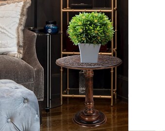 Wooden One Leg Table - Etsy