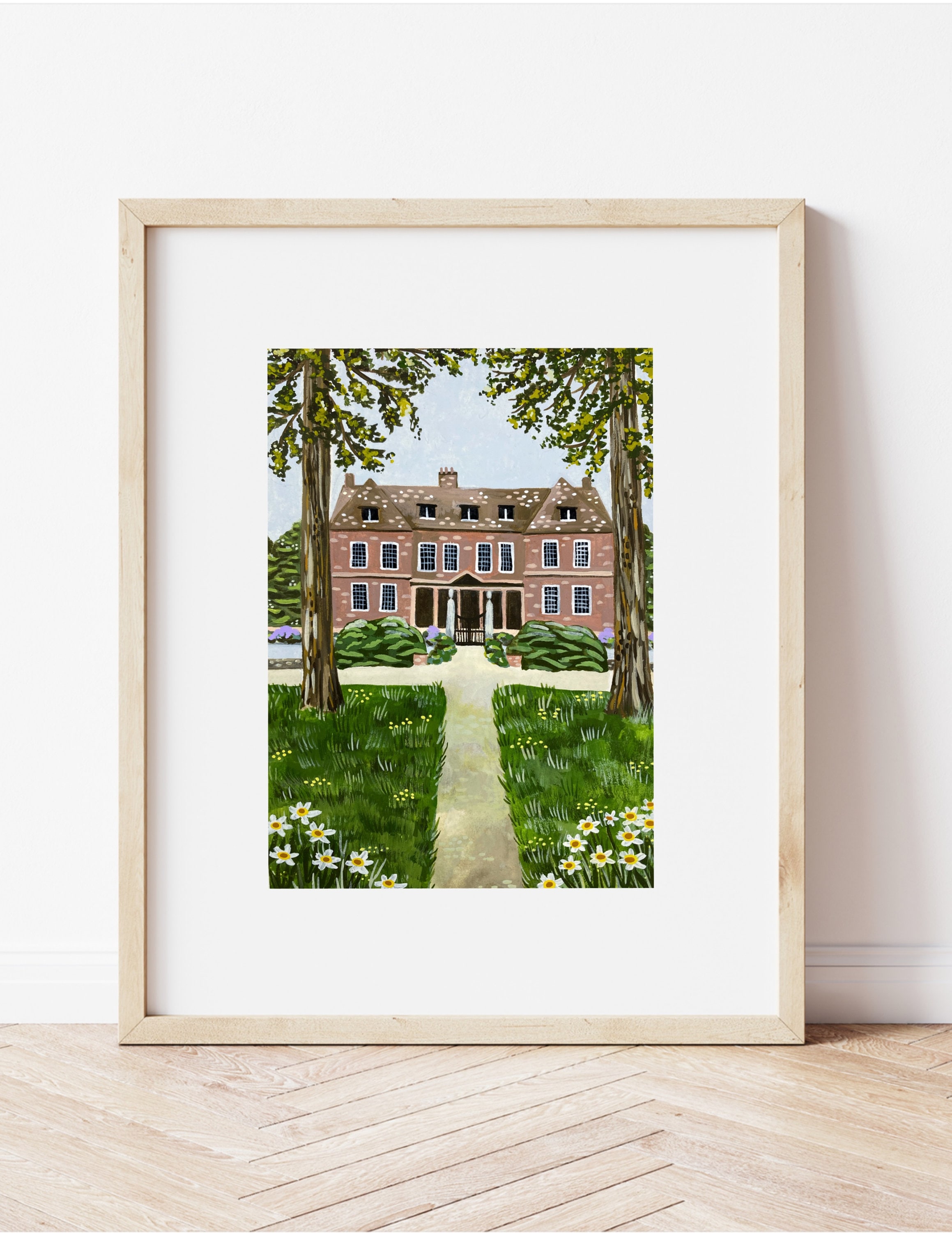 Longbourn Estate: Wall Art Art Print Pride and Prejudice - Etsy