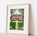 Longbourn Estate: Wall Art, Art Print, Pride and Prejudice Illustration ...