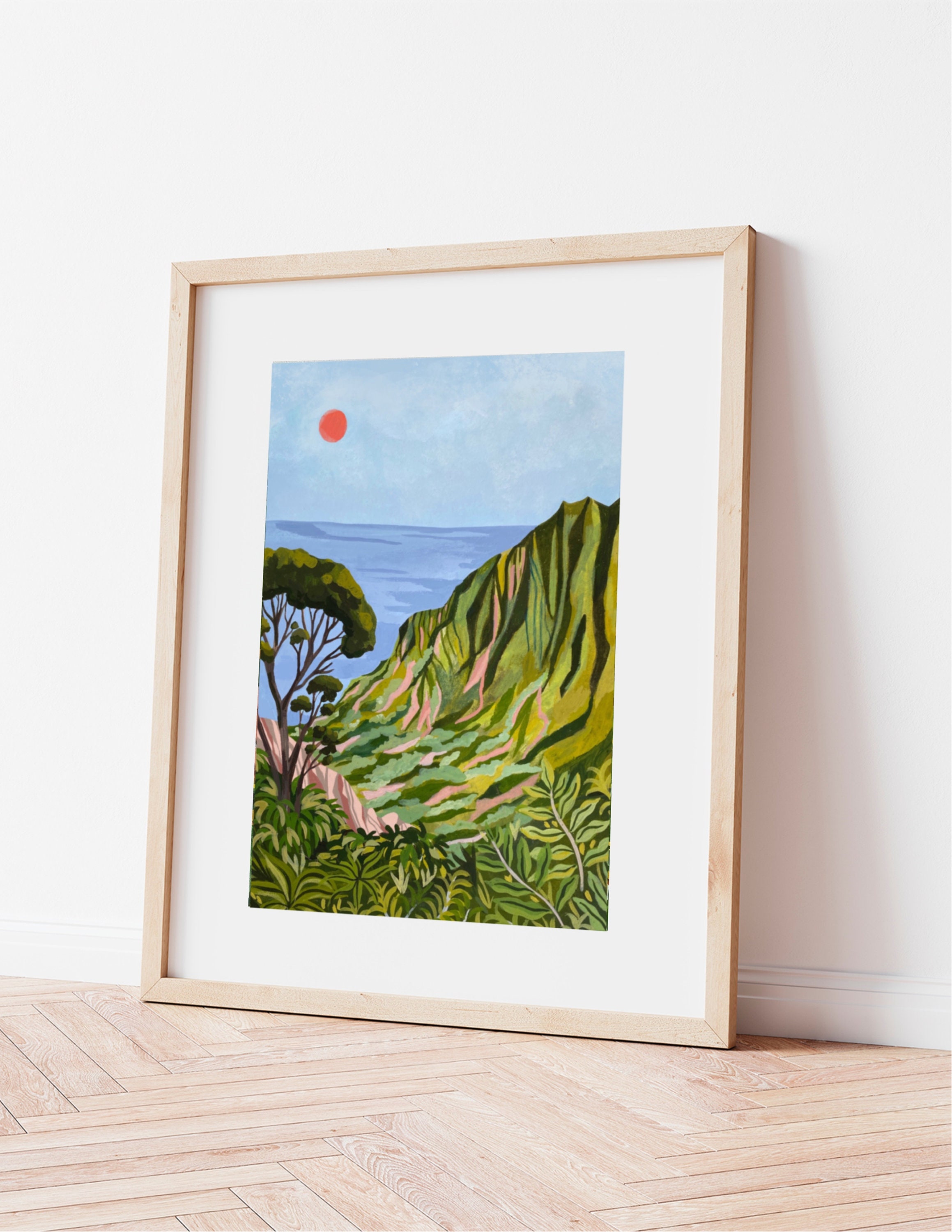 Napali Coast From Kalepa Ridge: Wall Art, Art Print, Napali, Hawaii ...