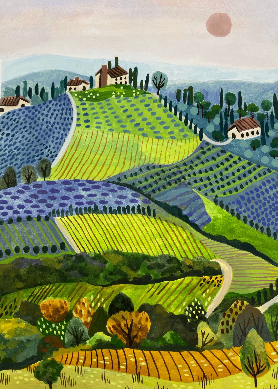 Tuscany Italy: Wall Art Art Print Travel Art Travel - Etsy