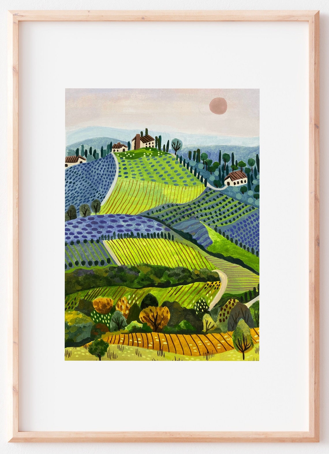 Tuscany Italy: Wall Art Art Print Travel Art Travel - Etsy