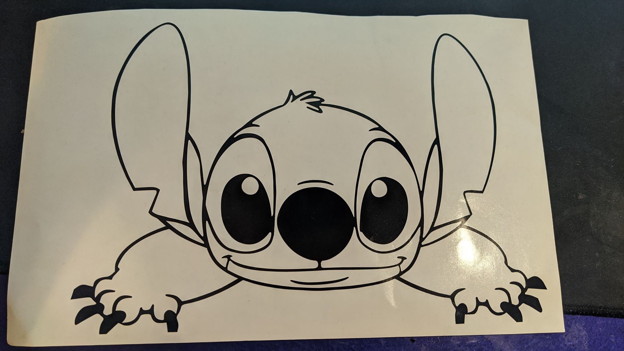 Stitch Vinyl Decal - Etsy