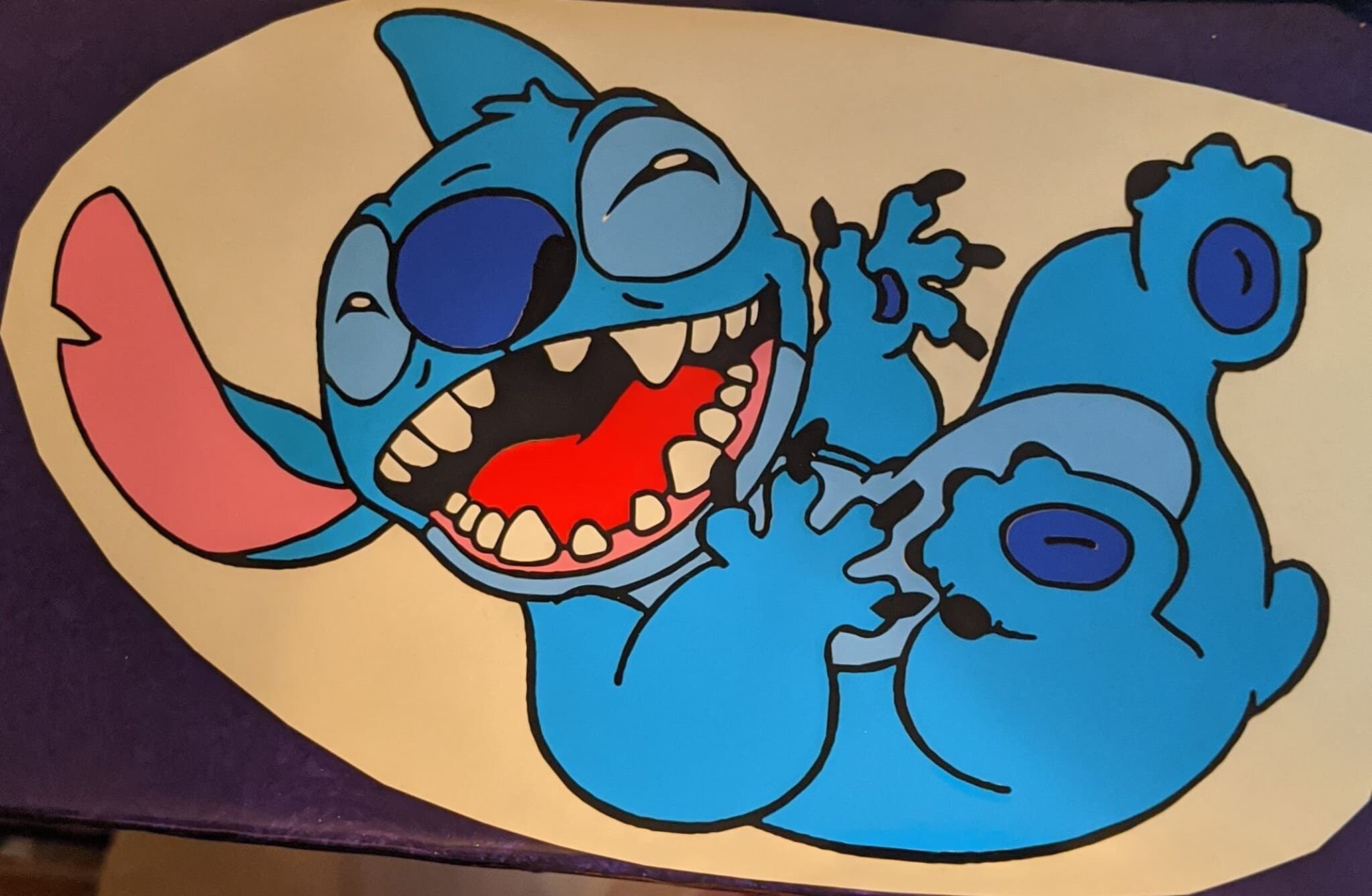 Stitch Vinyl Decal | Etsy