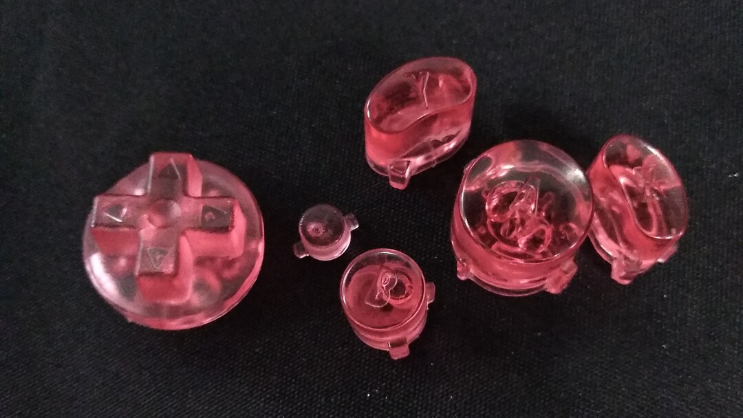 Resin Gamecube Controllers Clear Red - Etsy