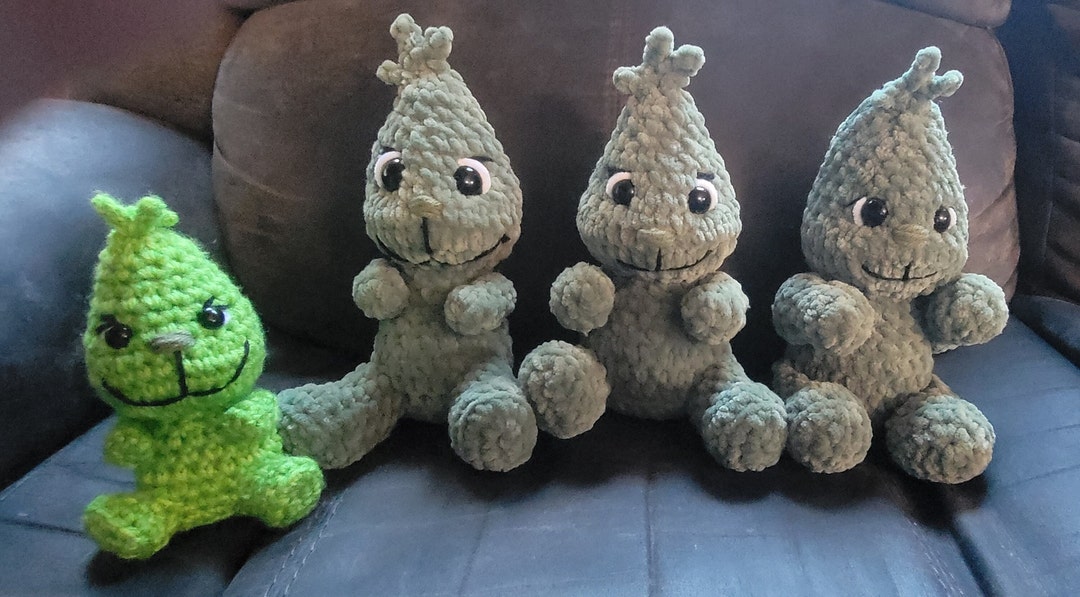 Baby Grinch Inspired Plushie - Etsy