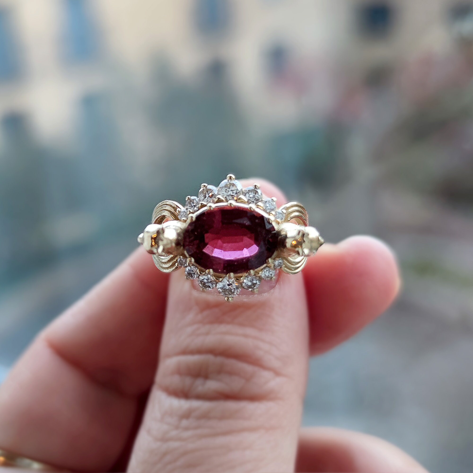 Bastet Ring 14k Gold Bastet's Ring With Stunning Ruby Light and ...