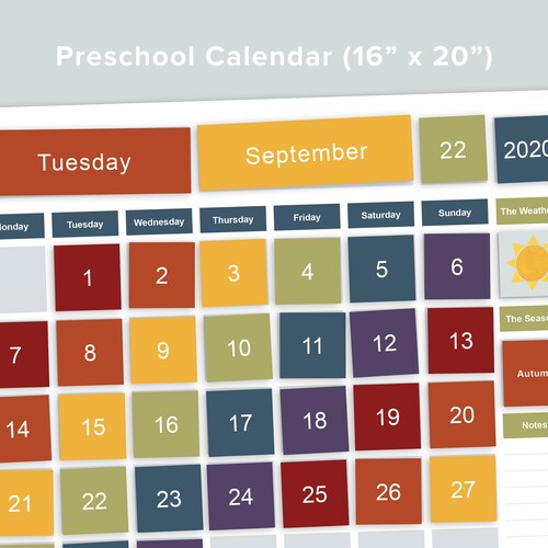 Daily Morning Board Preschool Circle Time Board Kids Daily - Etsy Canada