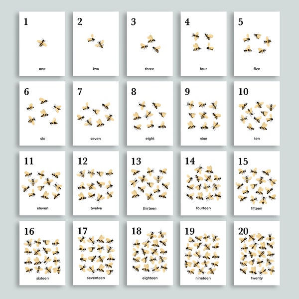 Bee Number - Etsy