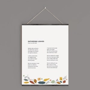 Autumn Poetry Print BUNDLE Charlotte Mason Fall Printable - Etsy