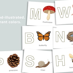 Nature ABC Resin Letter Match Activity | Preschool Letters | Alphabet ...