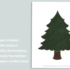 Preschool Holiday Dough Mat Printable | Christmas Activity | Nature ...