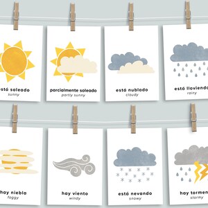 Spanish & English Preschool Circle Time Board Bundle Small Cards ...