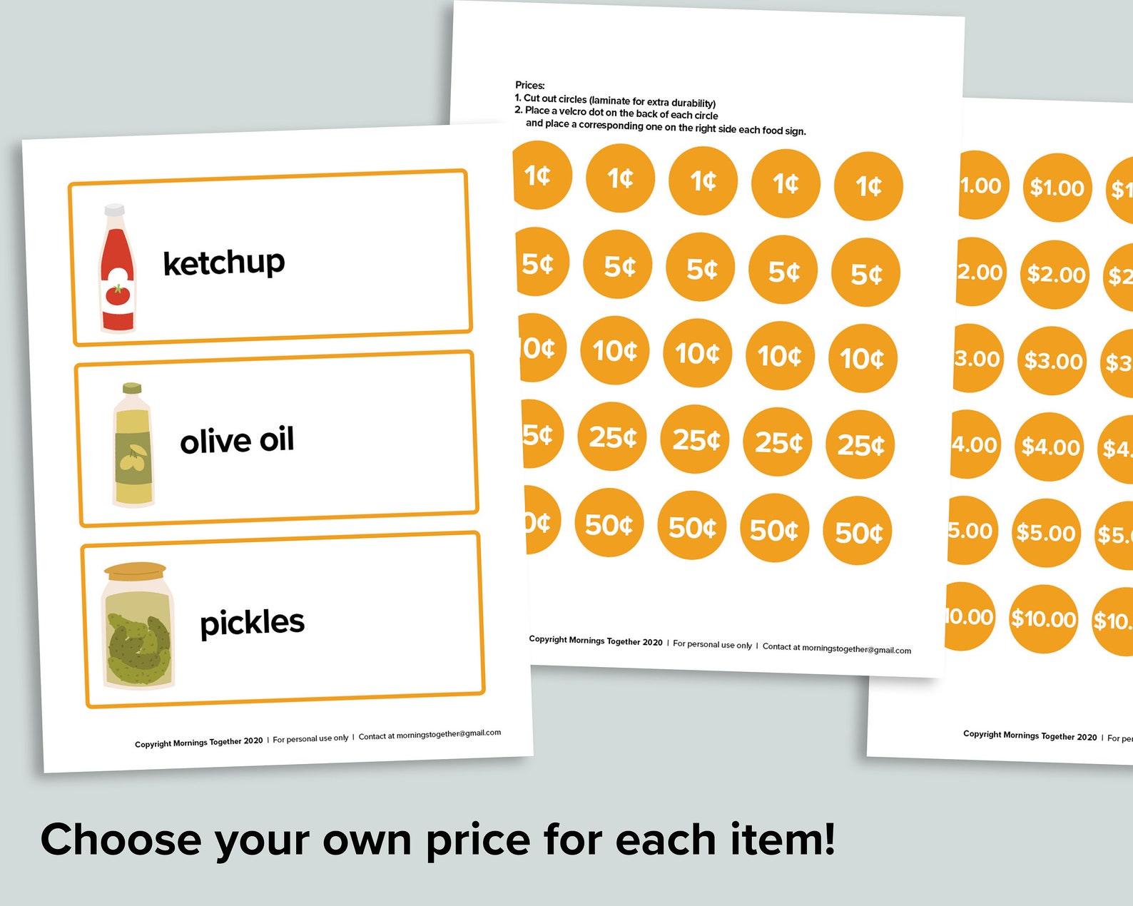 Grocery Store BUNDLE | Pretend Play Printables Dramatic Play | Grocery ...