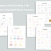 Preschool Circle Time Morning Menu Book | Printable Calendar Pages ...