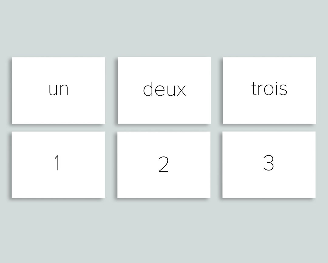 French Number Cards 1-20 Printable | Preschool Homeschool Classroom ...