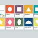 Shapes Printable Bundle Shape Flashcards Busy Book Quiet - Etsy