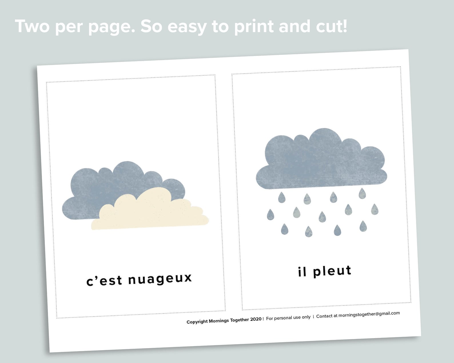 BUNDLE French Preschool Bilingual Homeschool Printable Color | Etsy