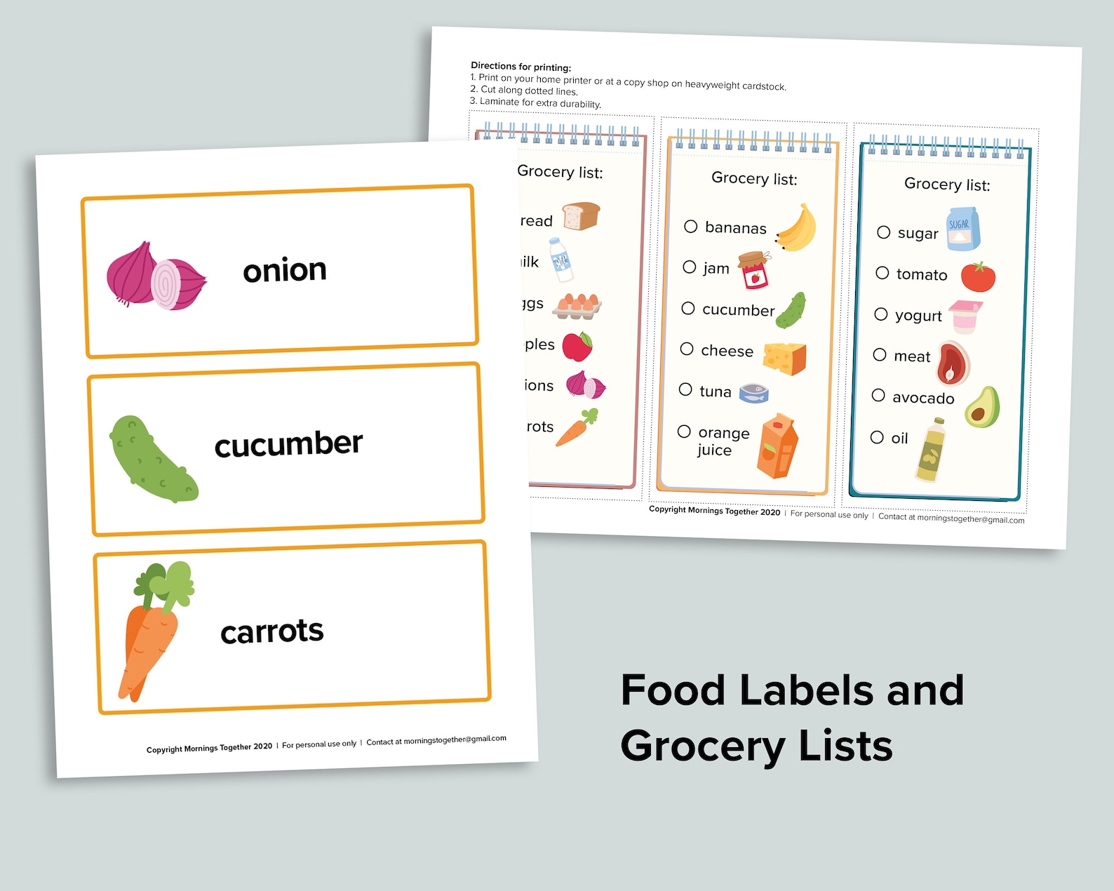 Grocery Store BUNDLE Pretend Play Printables Dramatic Play | Etsy