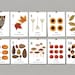 Autumn Nature Number Cards Printable | Fall Homeschool Printables ...