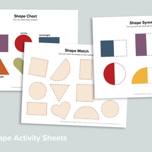 Shape Explorer Printable Bundle | Shapes Scavenger Hunt | Busy Book ...