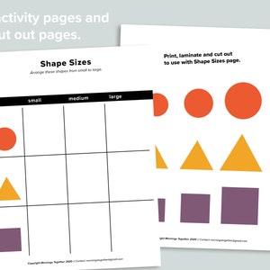 Shapes Printable Bundle Shape Flashcards Busy Book Quiet - Etsy