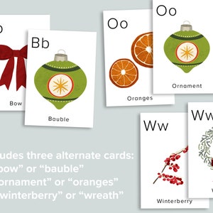 Christmas BUNDLE Printable ABC 123 Cards Homeschool Printables ...
