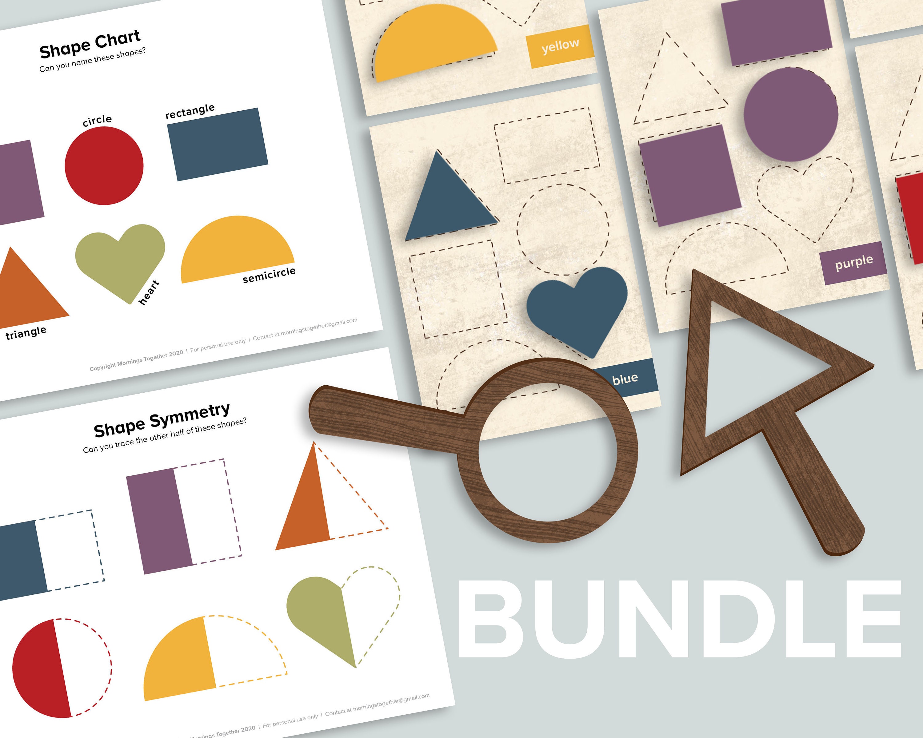 Shape Explorer Printable Bundle Shapes Scavenger Hunt Busy - Etsy